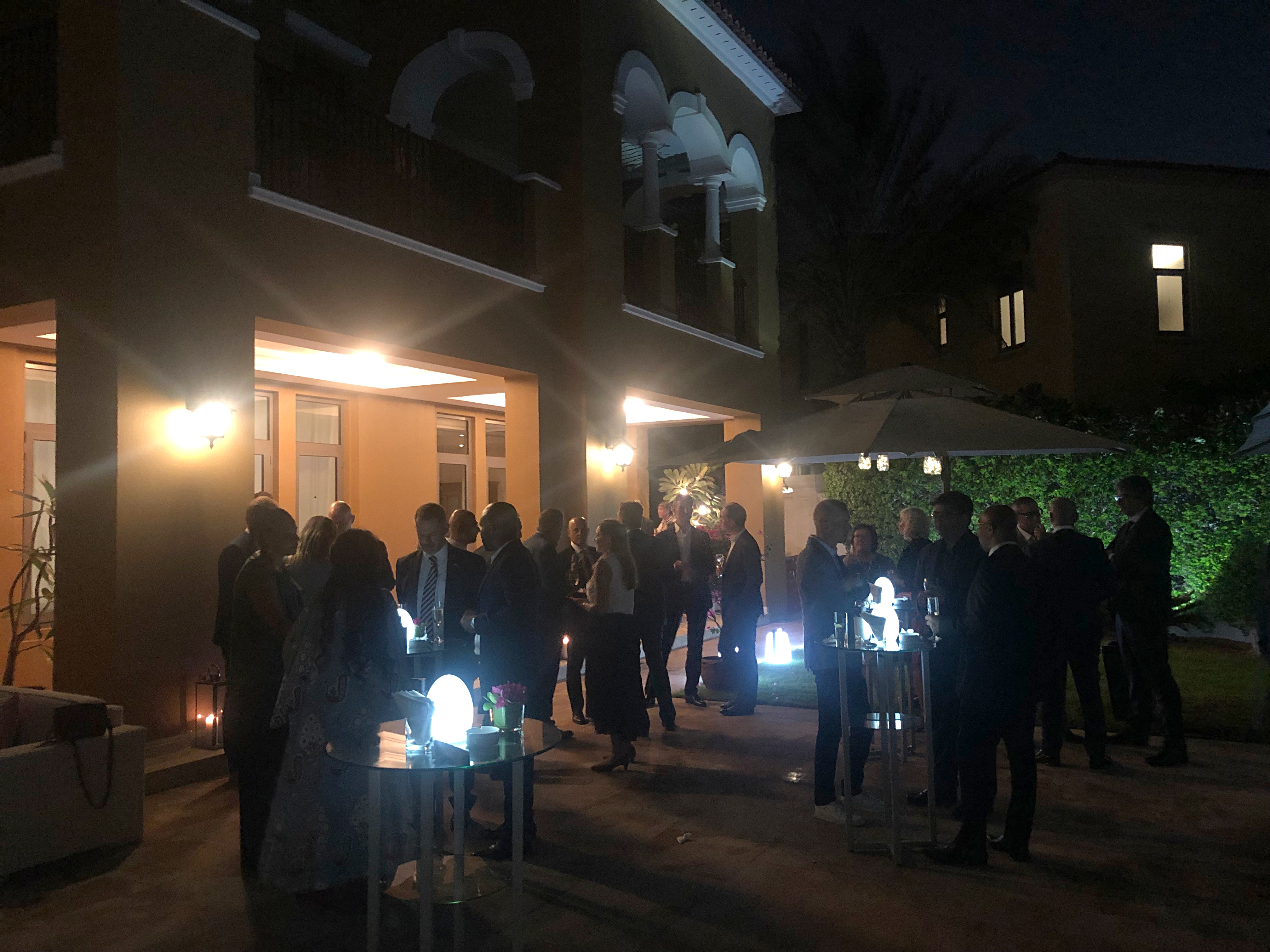 Back to Business Reception at the Residence of the Ambassador HE Robert ...