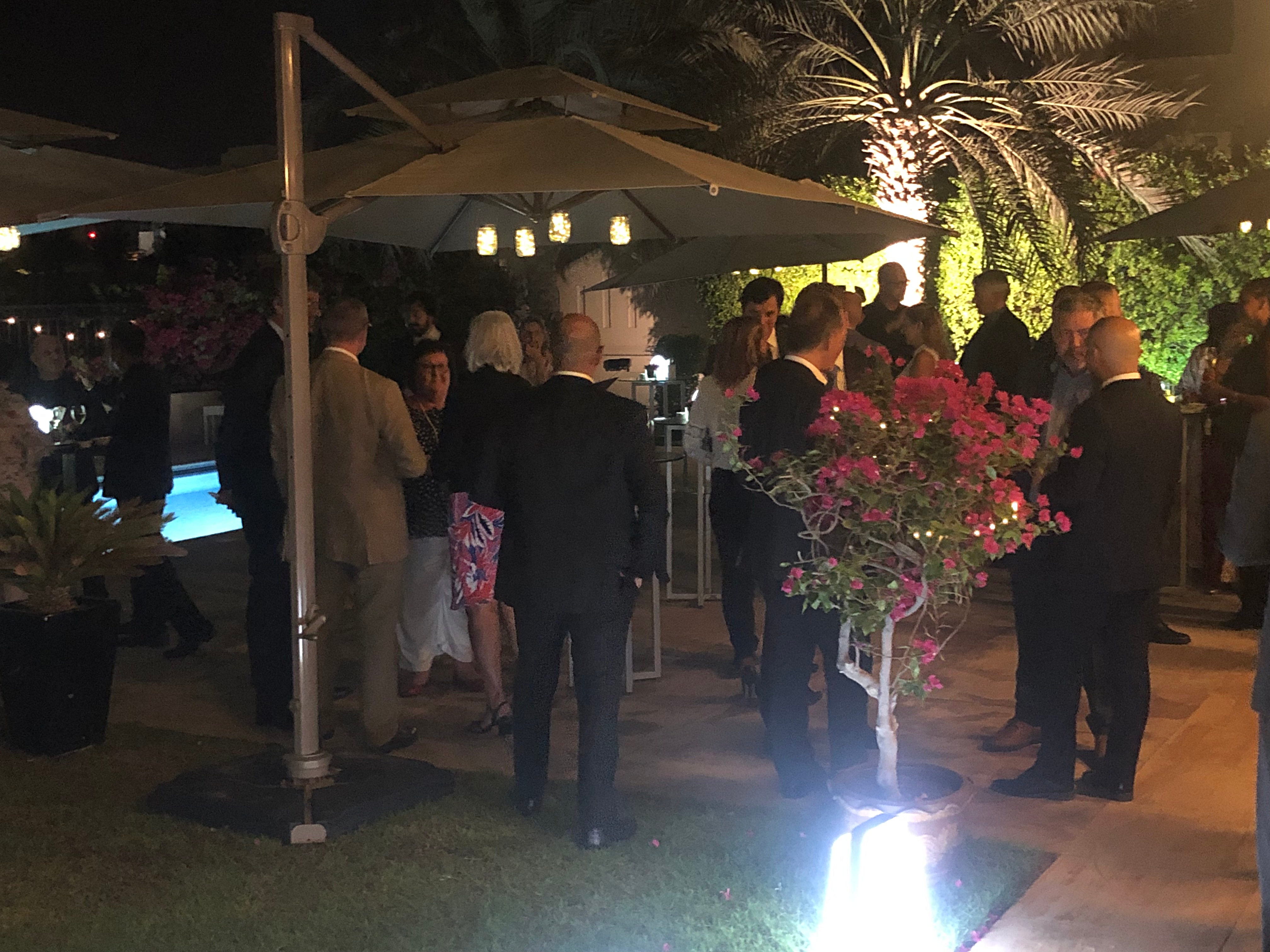 Back to Business Reception at the Residence of the Ambassador HE Robert ...